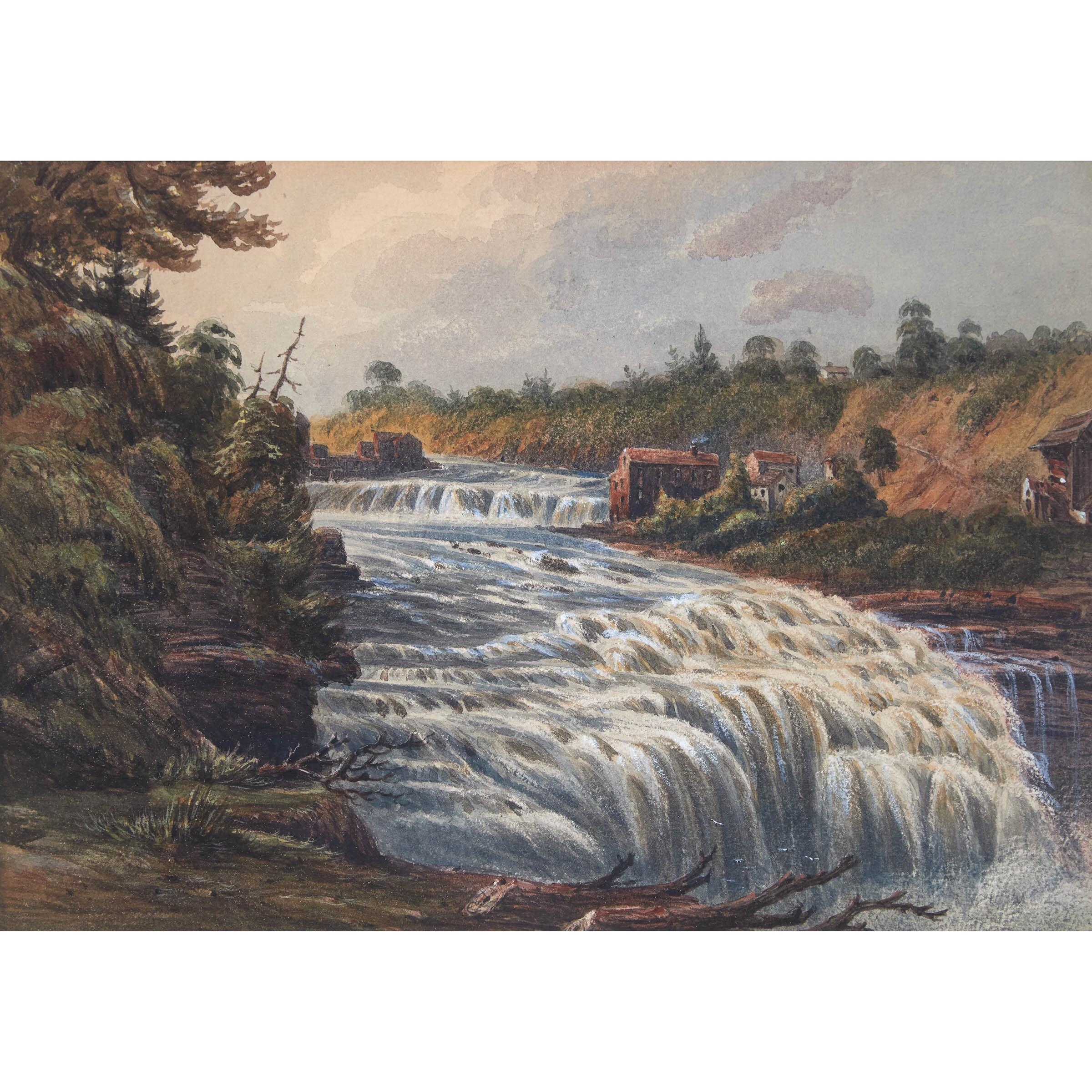 George Russell Dartnell | LOWER FALLS OF THE GENESEE, U.S (1843 ...