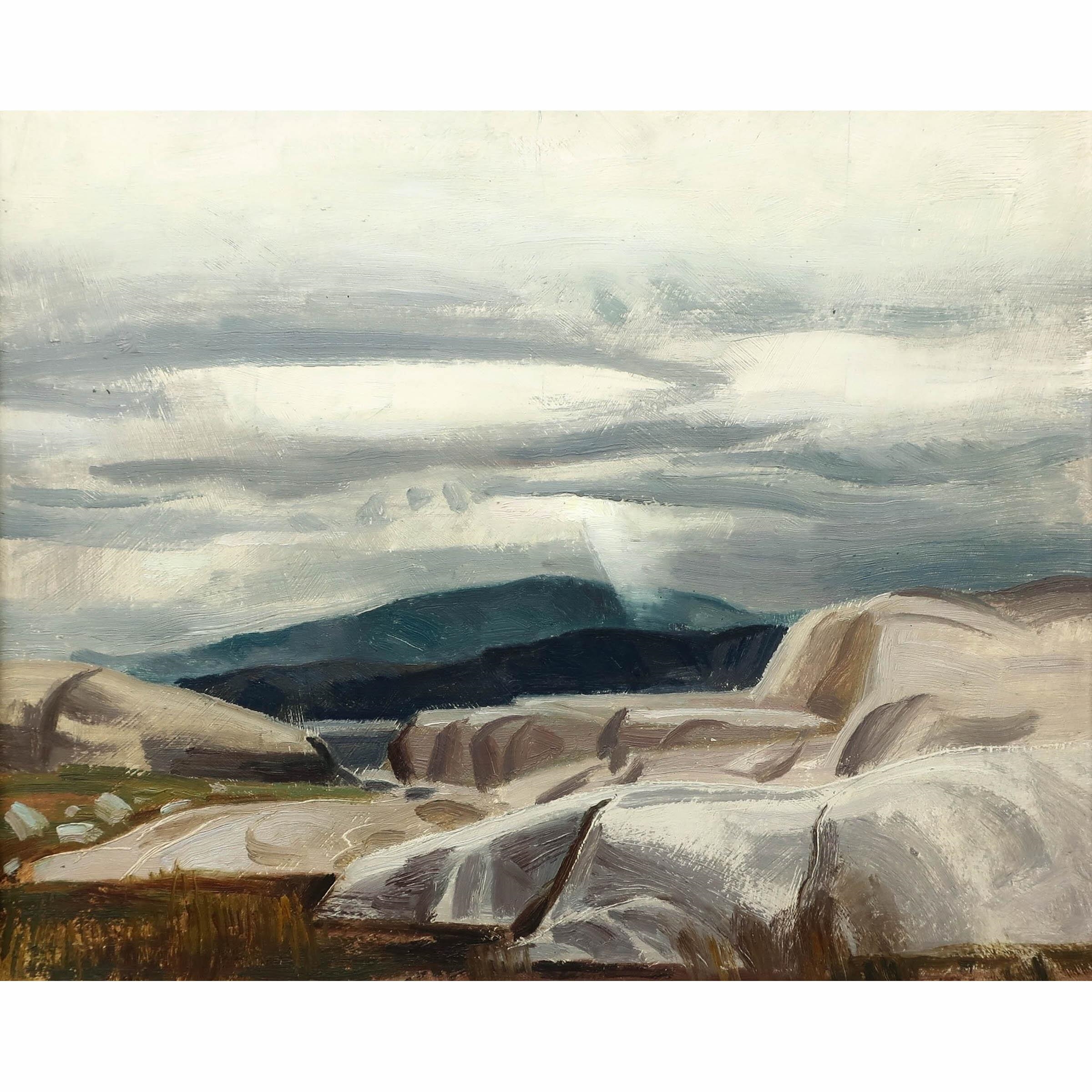 Lawrence Arthur Colley Panton | HARBOUR, NOVA SCOTIA (1947) | MutualArt