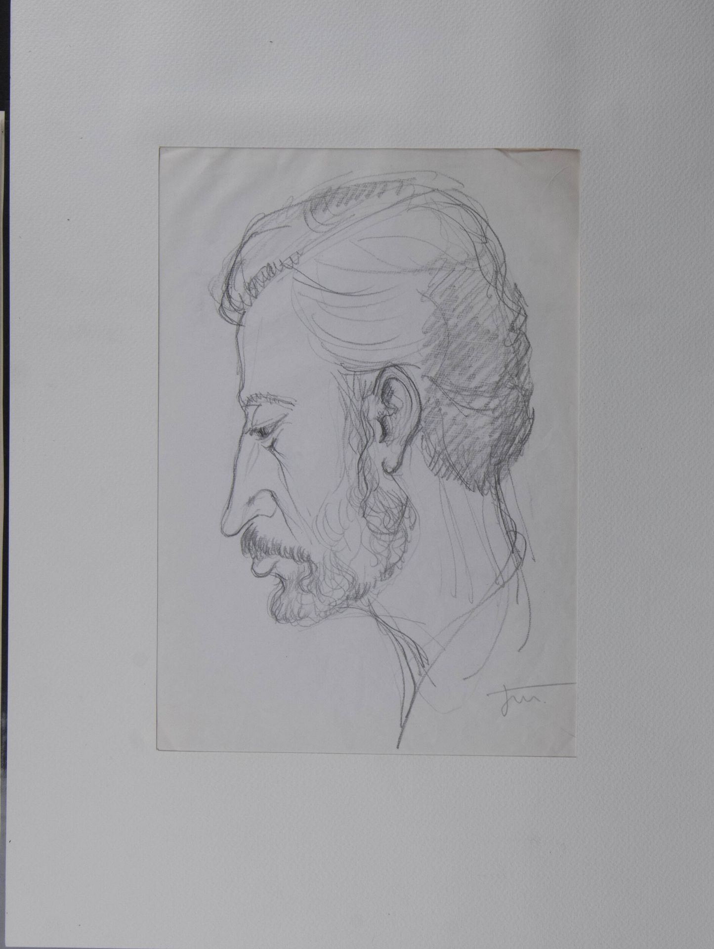 Jean Martin | Portrait d’homme de profil | MutualArt