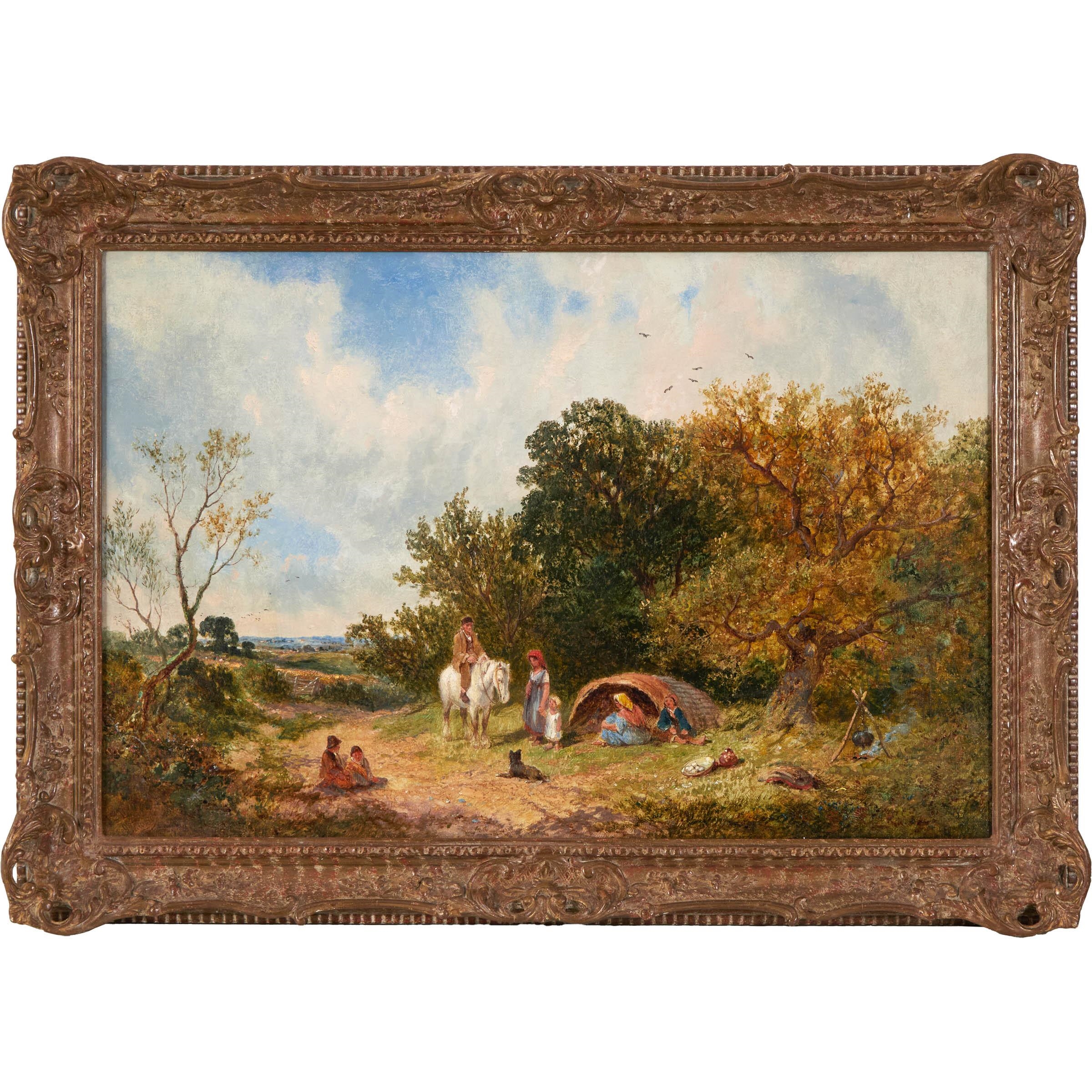 James Edwin Meadows | GYPSY ENCAMPMENT (1874) | MutualArt