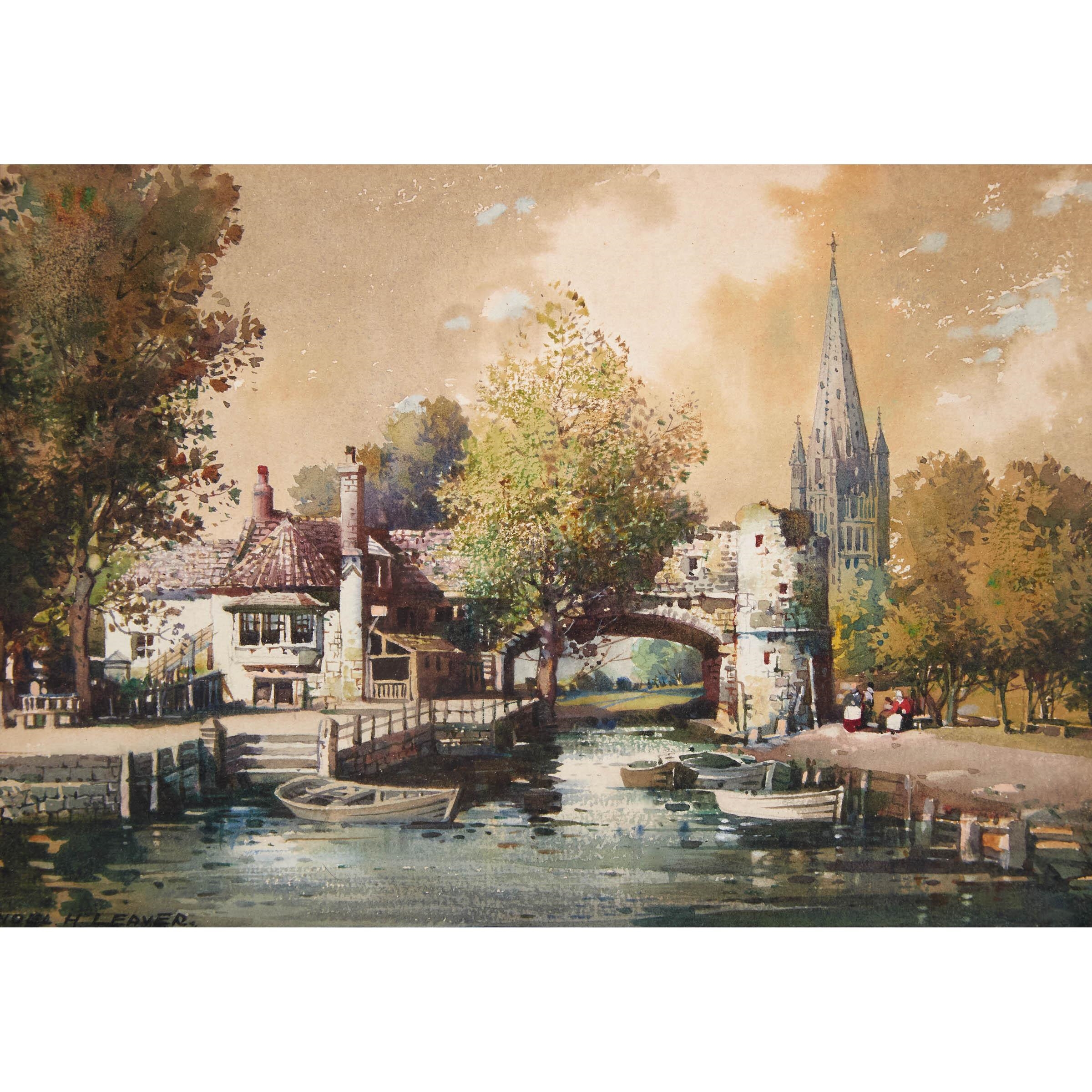 Noel Harry Leaver | watercolour on paper laid on board | MutualArt