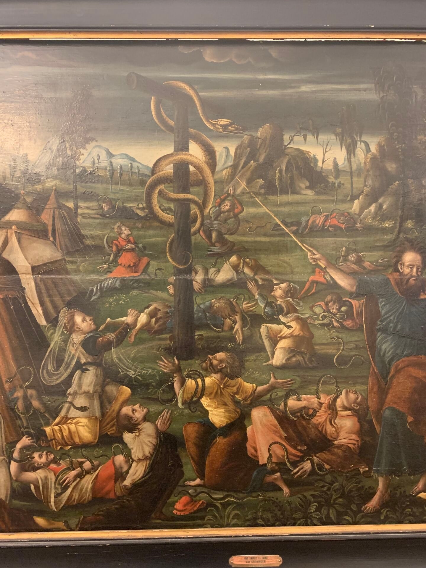 Jan Swart van Groningen | Moses and the Bronze Serpent (Late 16th ...