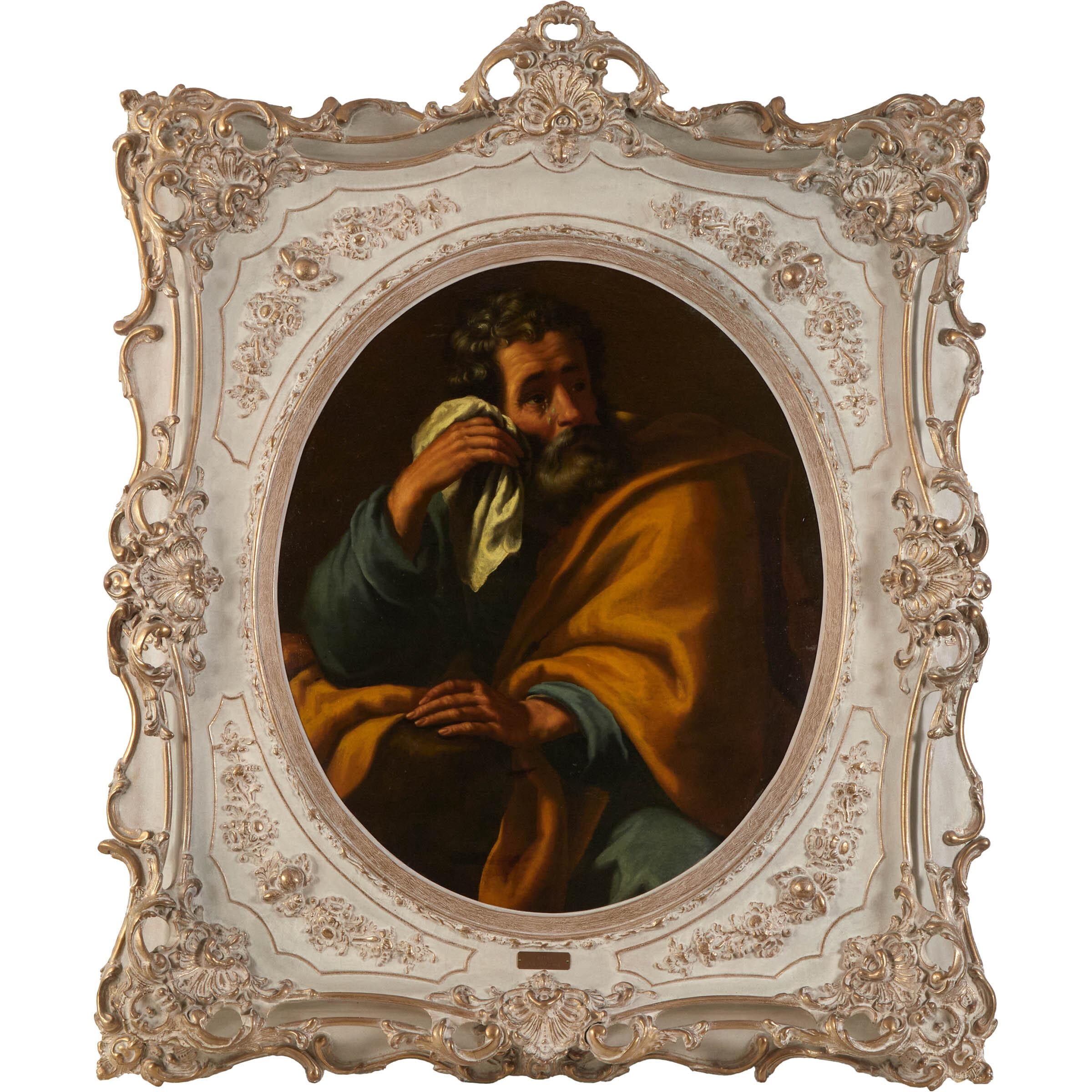 Italian School, 17th Century | ST. PETER WEEPING | MutualArt