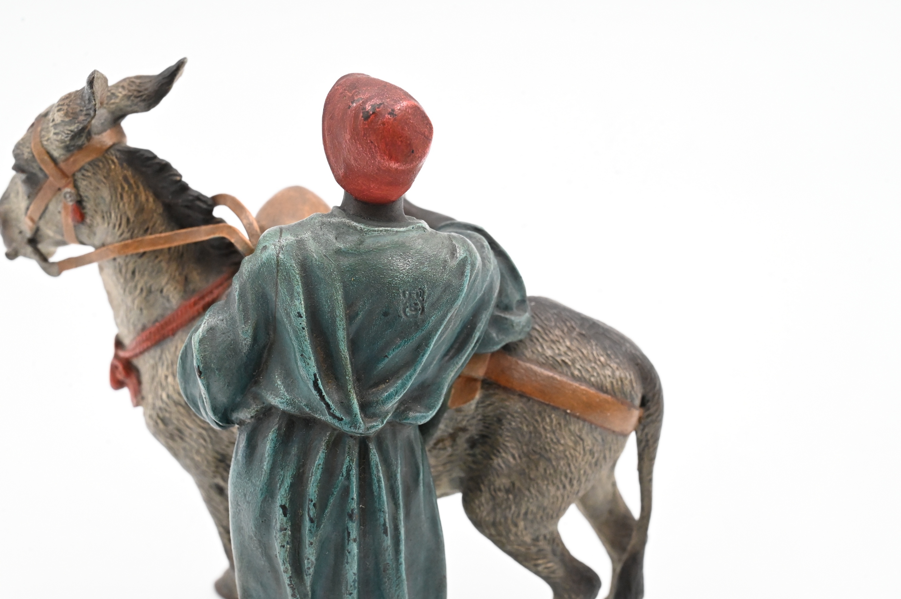 Franz Xaver Bergmann | Figure with Donkey | MutualArt