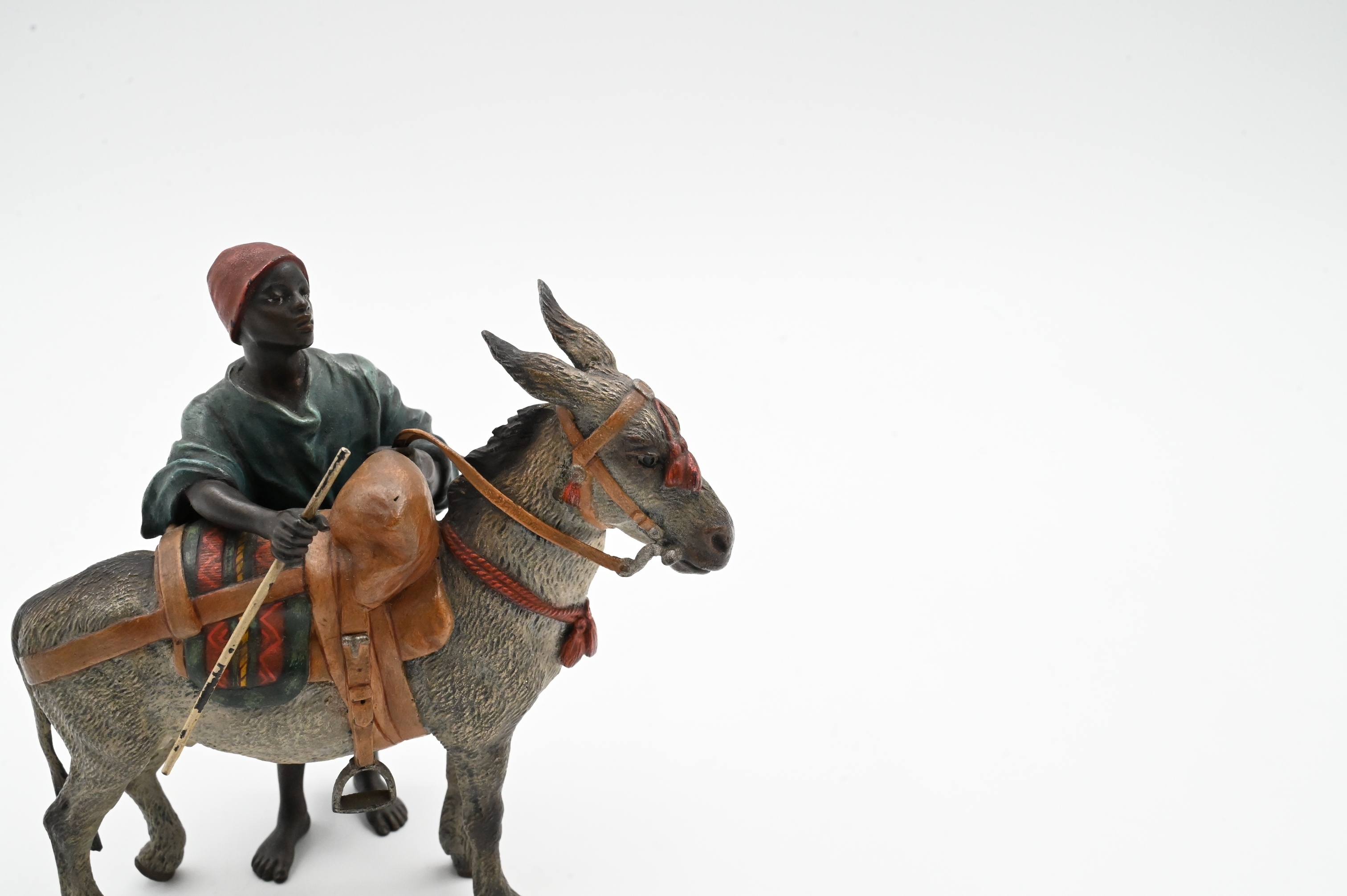 Franz Xaver Bergmann | Figure with Donkey | MutualArt