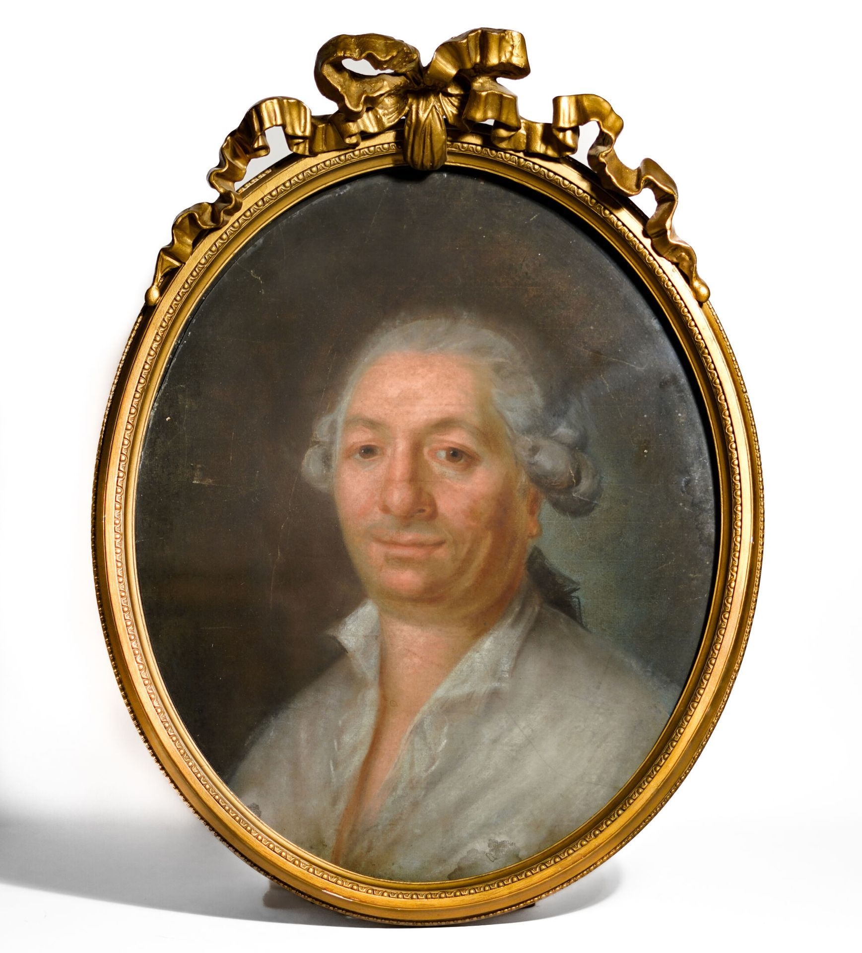 Jacques-Philippe Le Bas | Portrait of a man with a shirt | MutualArt