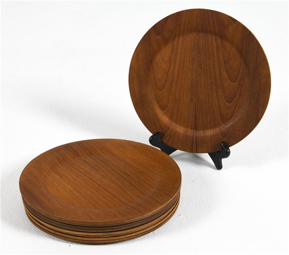 Johannes Andersen | Teak Plate Grouping (Circa 1960s) | MutualArt