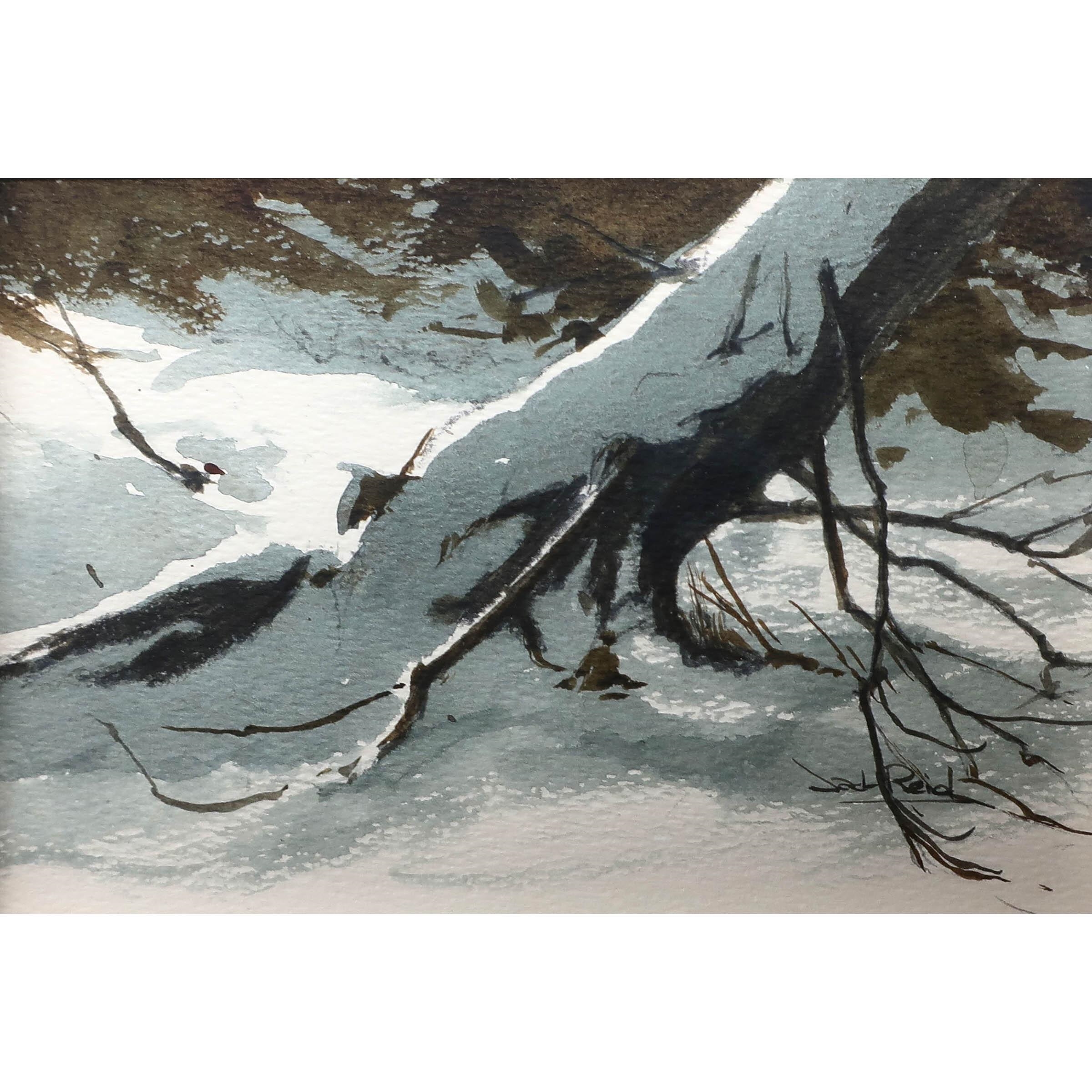 Jack Henry Reid | PEEKING THROUGH; SKI-TRAIL; BARN AND TREE STUDY ...