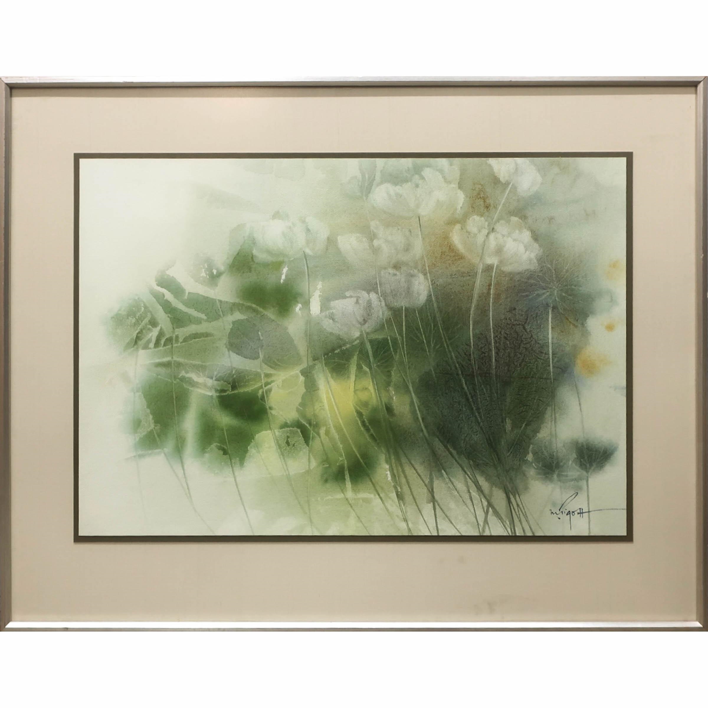Marjorie Pigott | UNTITLED (WHITE FLOWERS | MutualArt