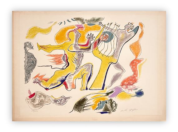 André Masson | Orphée (1972) | MutualArt