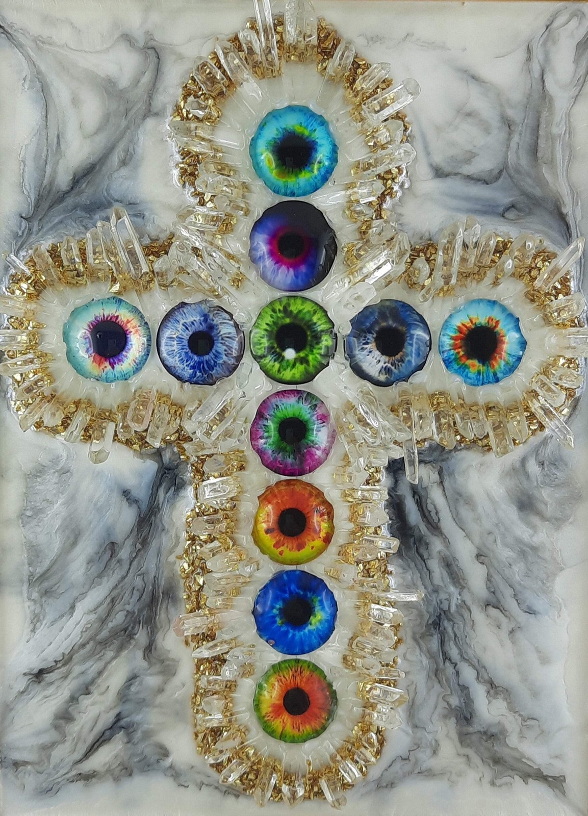Guy-Philippe Bruhammer | God Looking at you (2023) | MutualArt