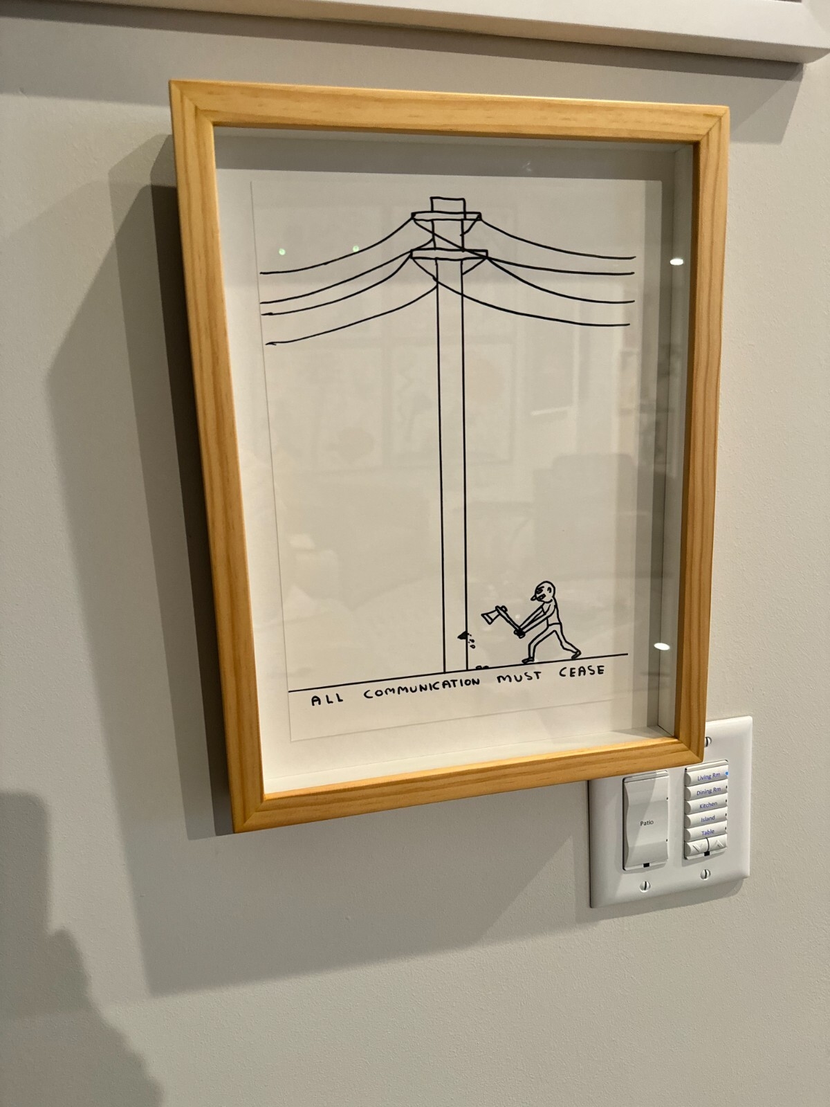 David Shrigley | Untitled (All communication must cease) (2014) | MutualArt