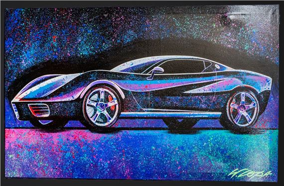 Bill Lopa | Corvette Stingray Sports Car Painting (2025) | MutualArt