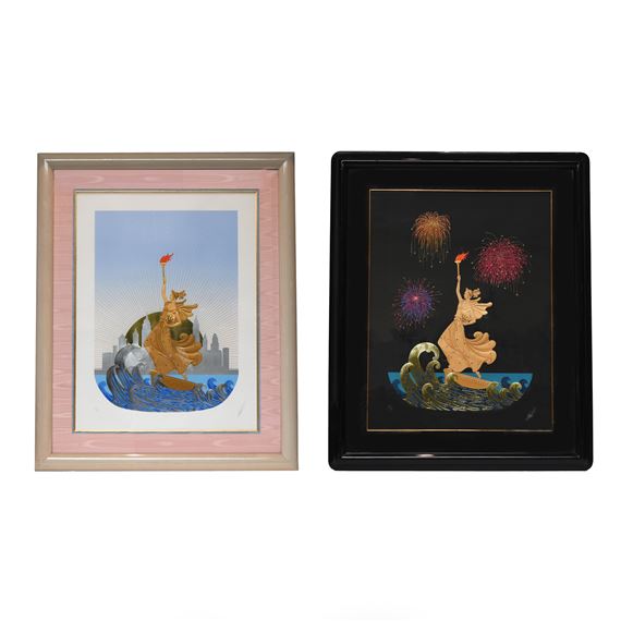 Erté | Statue of Liberty Day & Night (2012 - 2023) | MutualArt