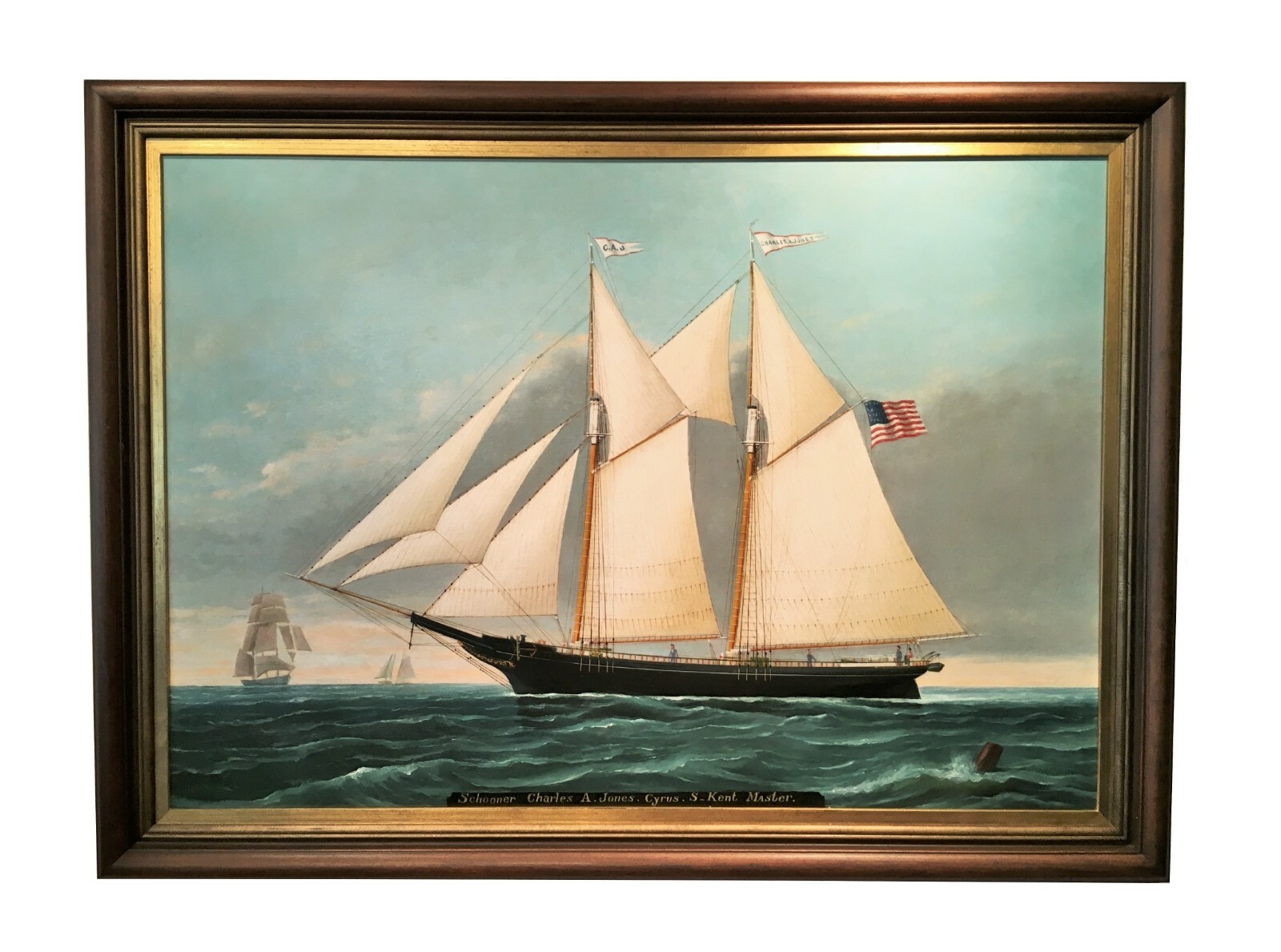 William Pierce Stubbs | The Schooner Charles A. Jones (1800 - 1899 ...