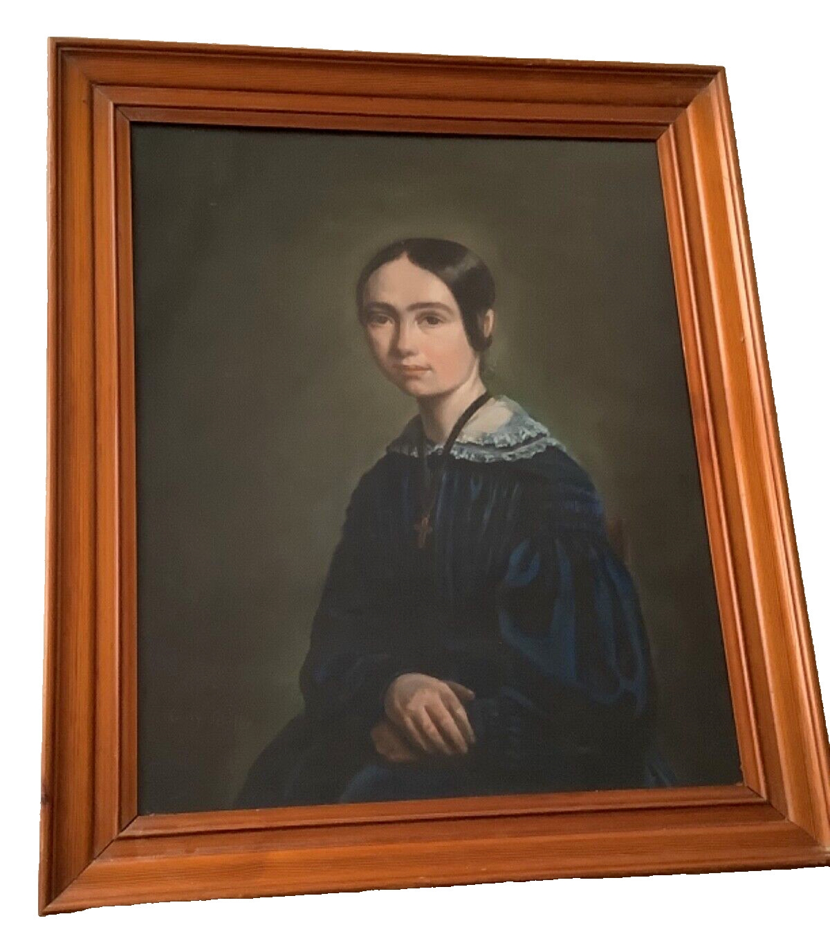 Henry Scheffer | Portrait of a young lady (1830) | MutualArt
