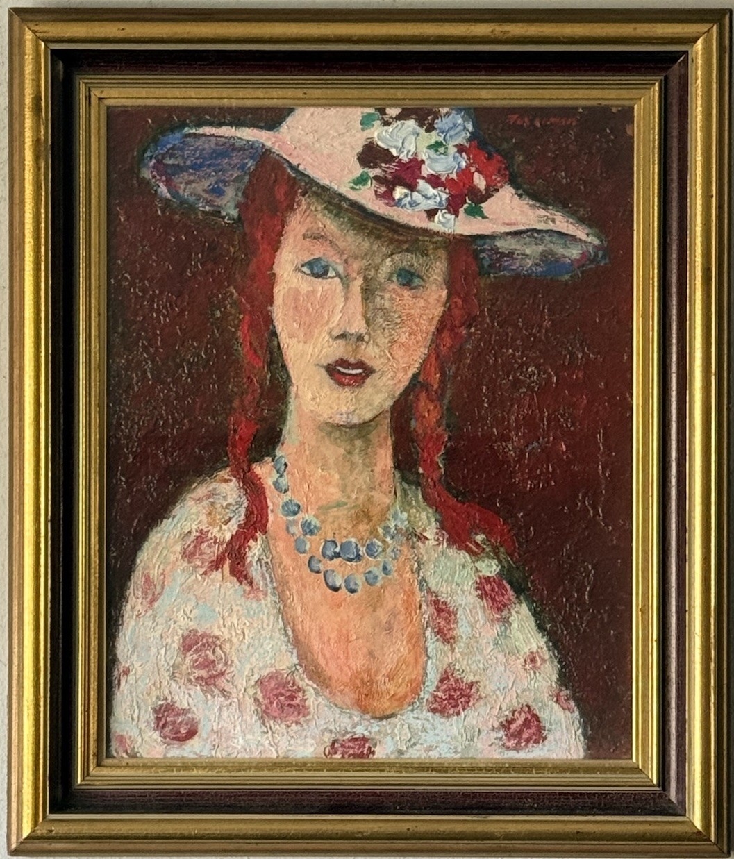 Stanley Futerman | ANTIQUE MODERN WOMAN OIL PAINTING VINTAGE NEW YORK ...