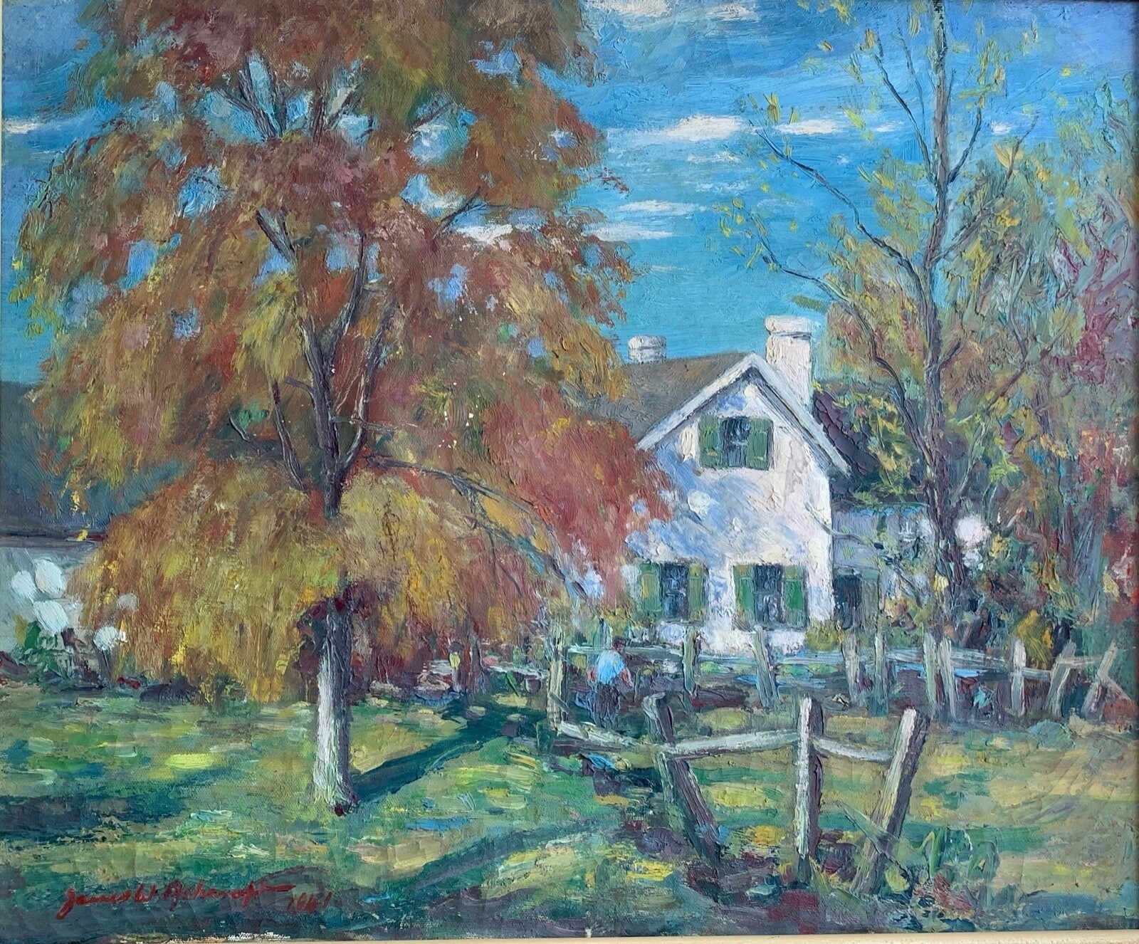 James William Ashcroft | Vintage 40s James William Ashcroft Landscape ...