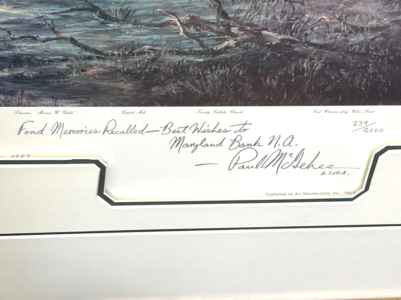 Paul McGehee | Old Georgetown on the Potomac (1986) | MutualArt