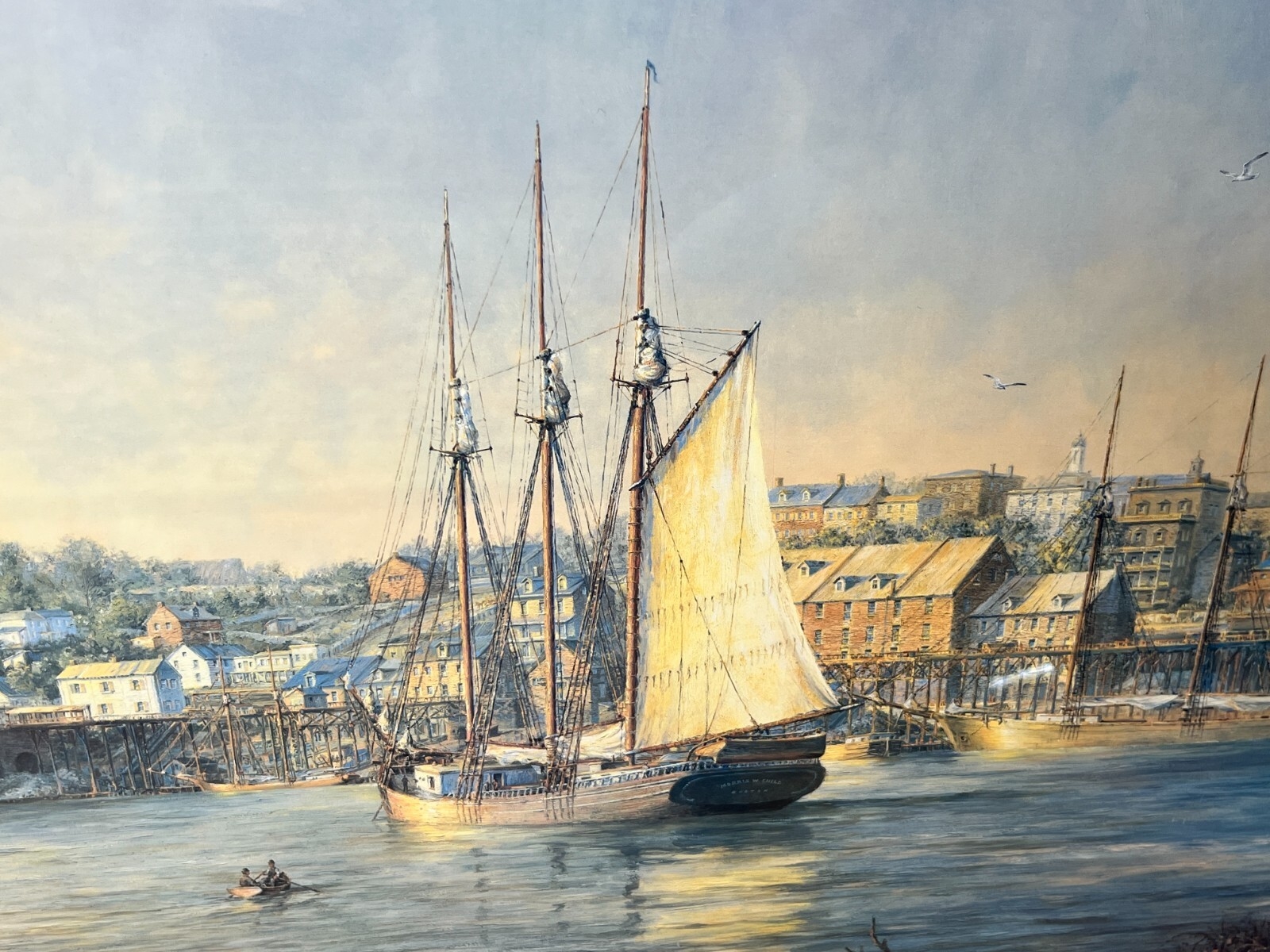 Paul McGehee | Old Georgetown on the Potomac (1986) | MutualArt