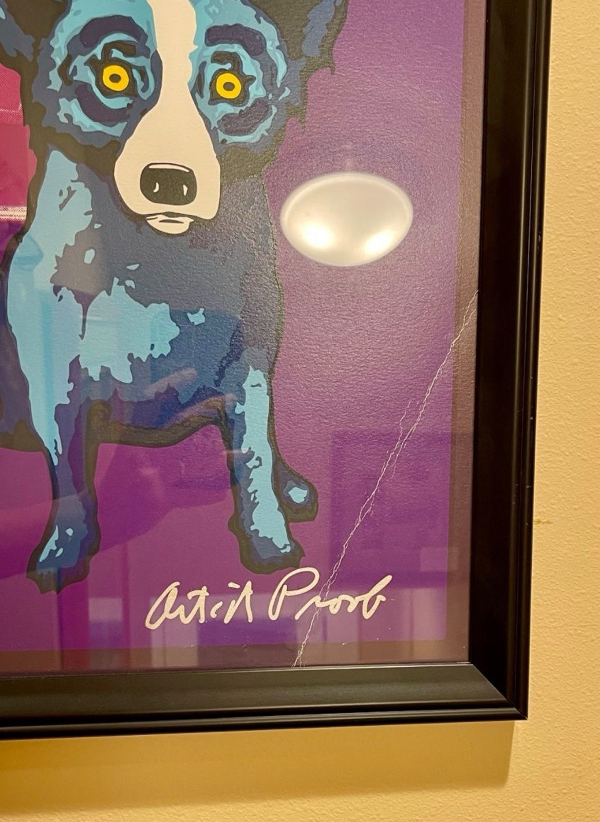George Rodrigue | Louisiana Blue Dog Man (2000) | MutualArt