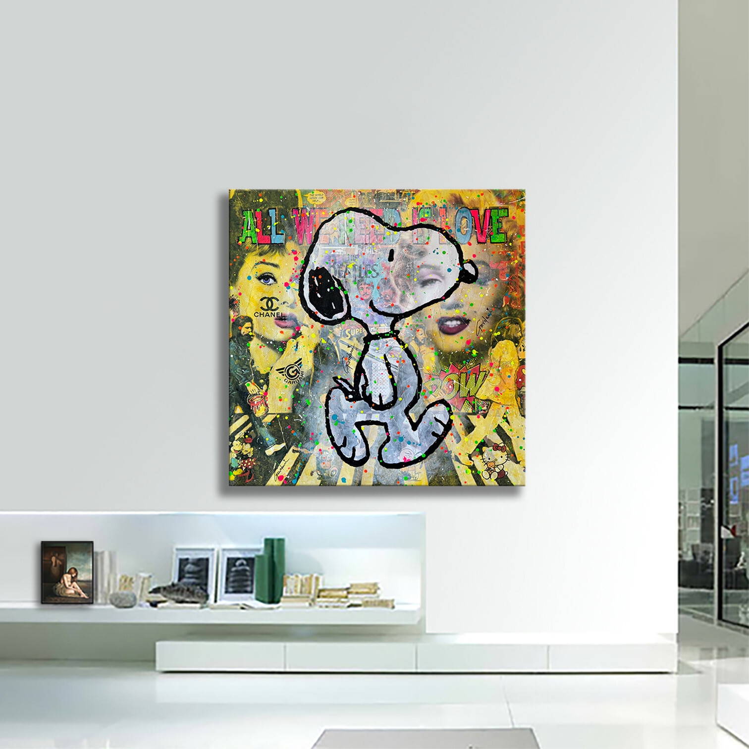 Gardani | Beatles Snoopy – Original Painting on Canvas (2024) | MutualArt