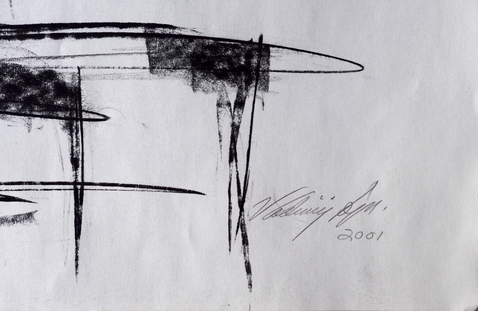 Vladimir Cora | Signed Original Charcoal Drawing Still Life (2001 ...