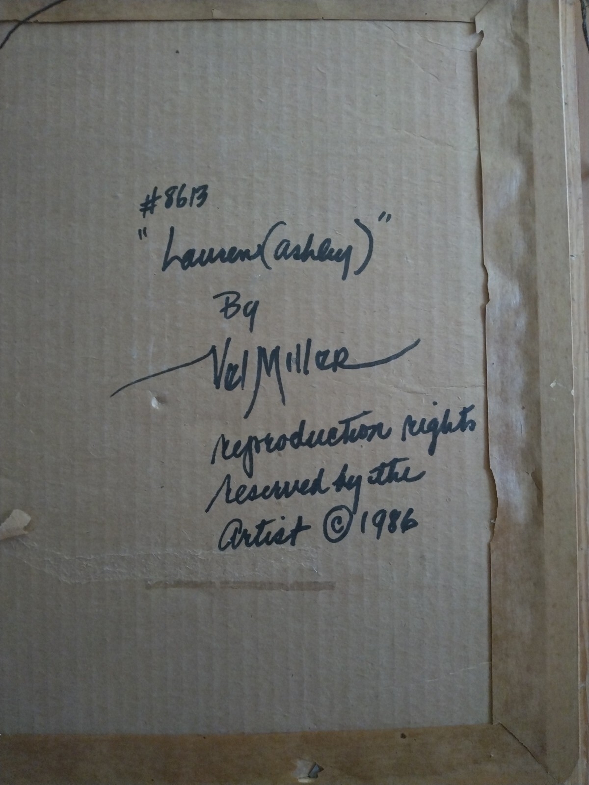 Vel Miller | Lauren (1986) | MutualArt