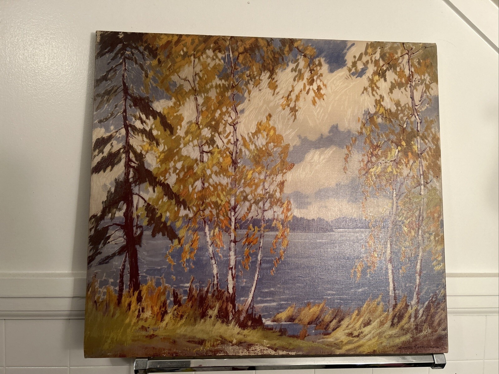 James Topping | 1920s Summer Landscape at the Lake (1920) | MutualArt