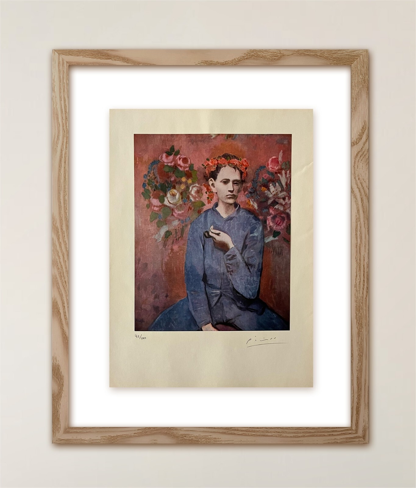 Pablo Picasso | Boy with a Pipe, 1905 (1954) | MutualArt