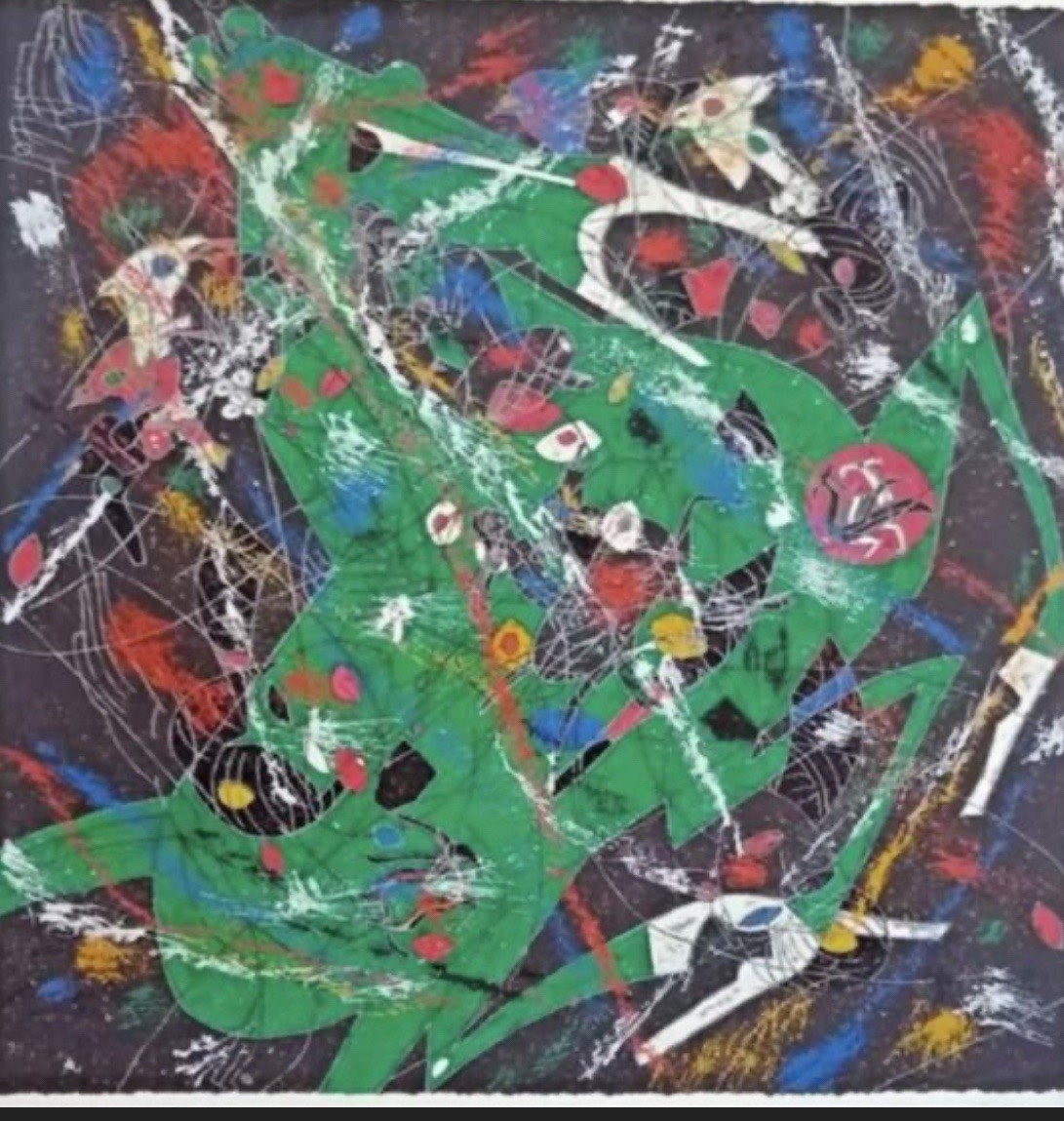 Jiang Dahai | Jiang Red Horse/Green horse suite (2023 - 2025) | MutualArt