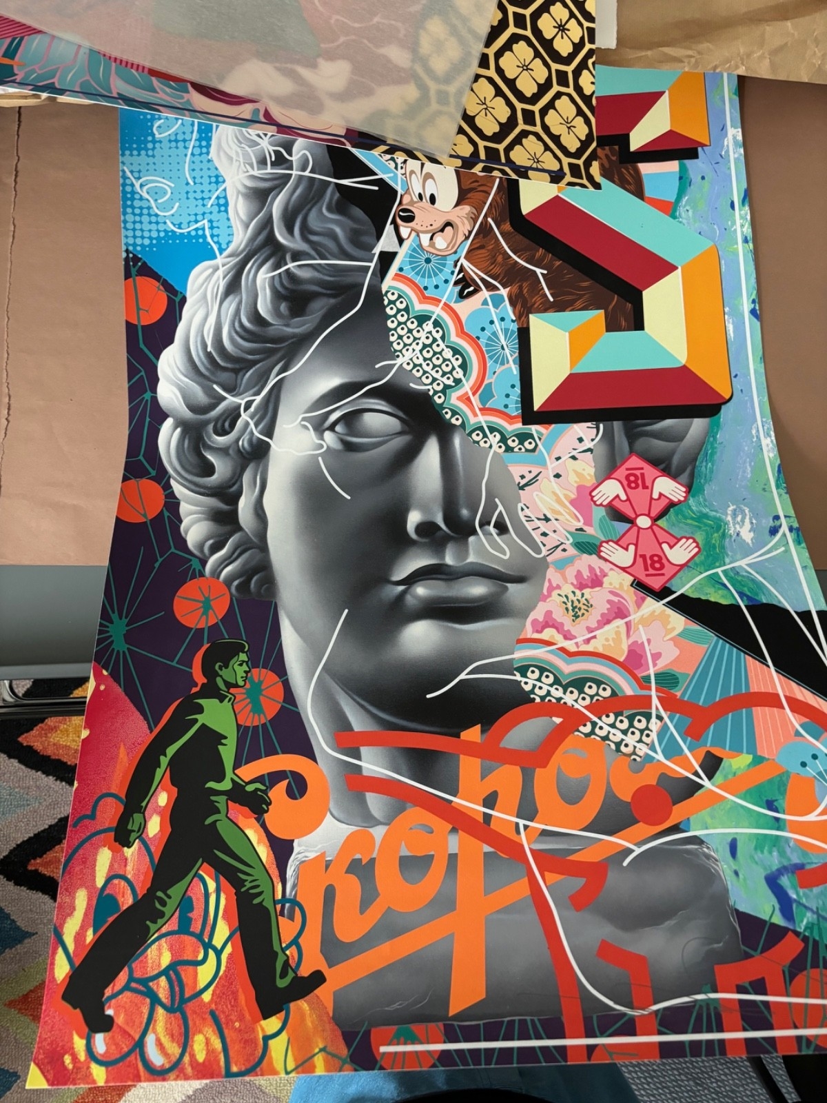 Tristan Eaton | STUDY IN MARBLE AND BRONZE (2 PRINT SET) SIGNED 39/50 ...