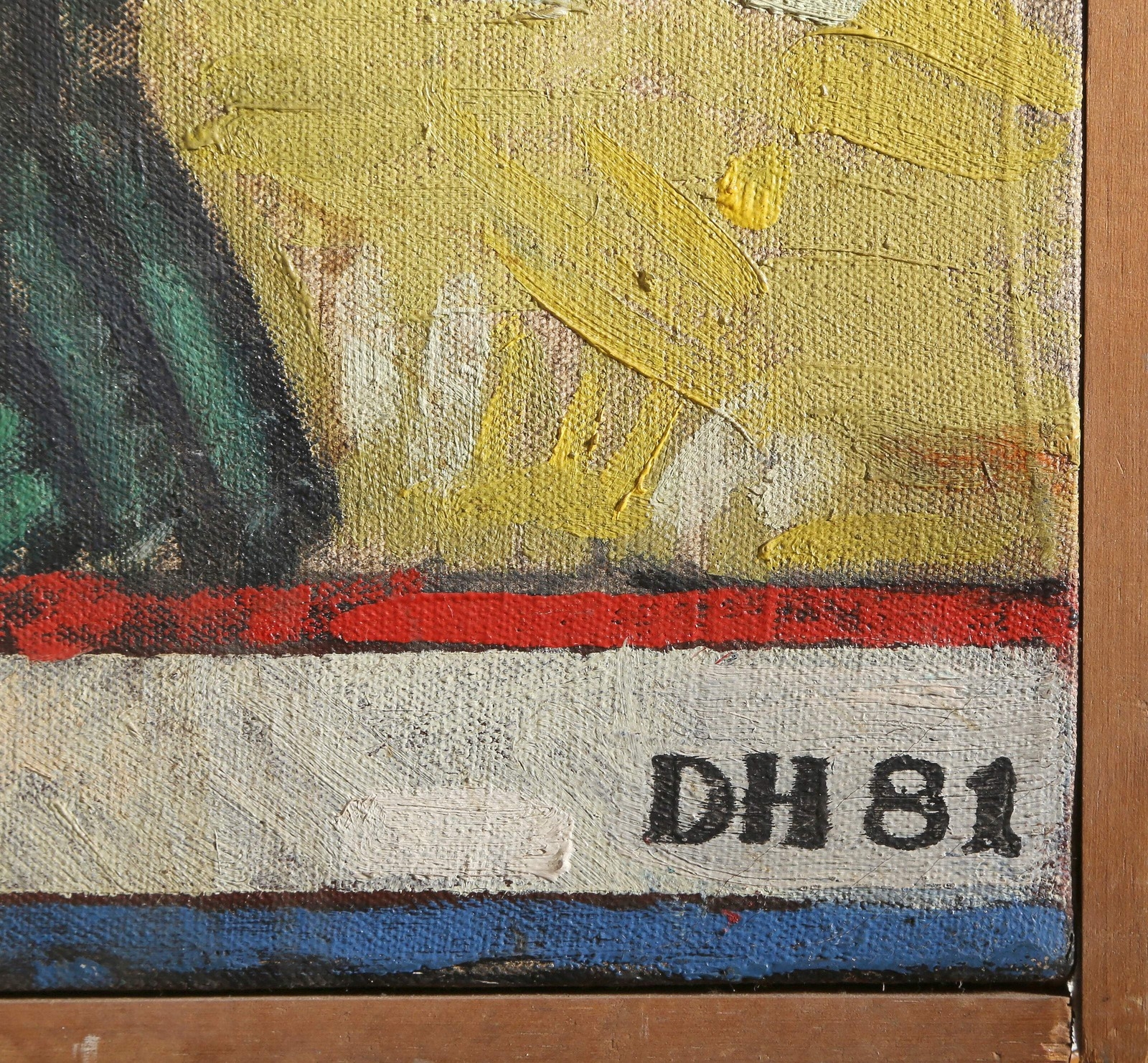Duncan Hannah | Duncan Hannah, William Blake, Oil on Canvas, initialed ...