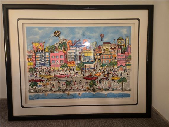 Charles Fazzino | South Beach | MutualArt