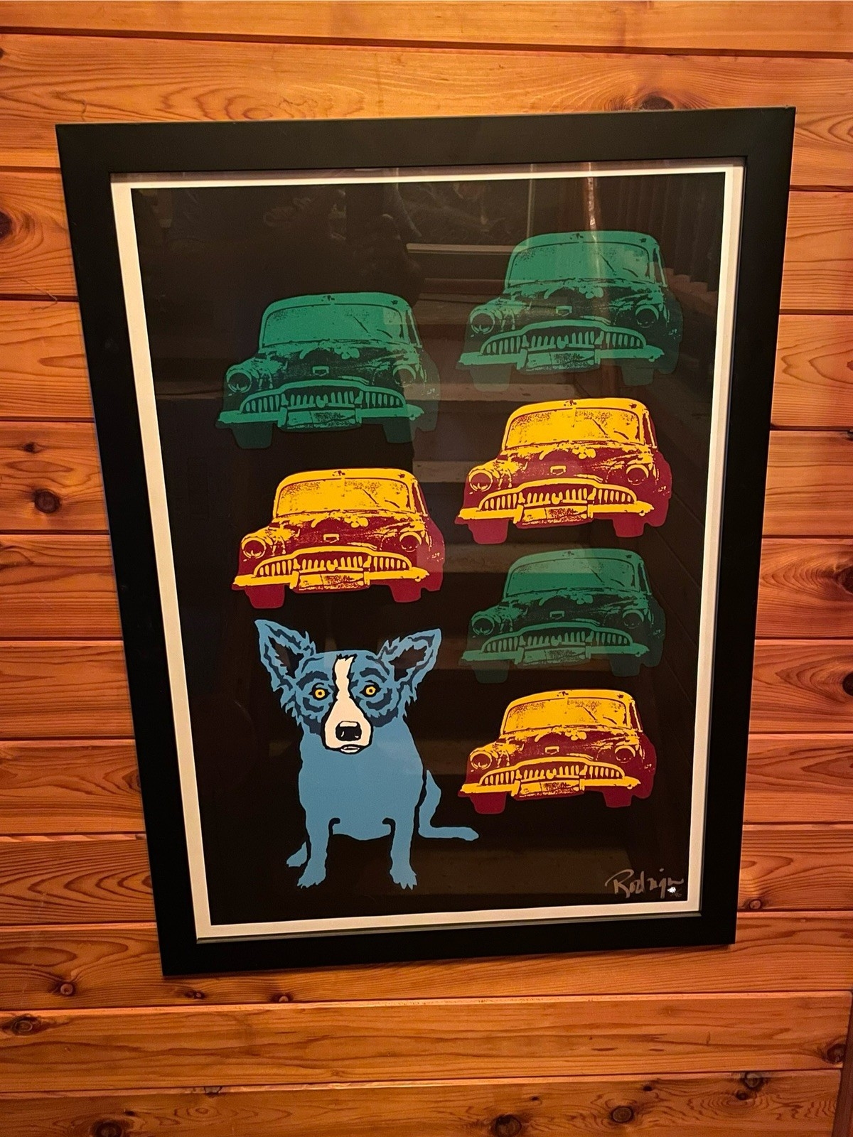 George Rodrigue | Blue Dog Junkyard Dog Silkscreen Print Signed ...