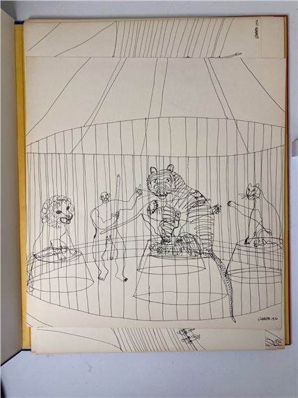 Alexander Calder | 16 Circus Drawings, Calder’s Circus (1964) | MutualArt