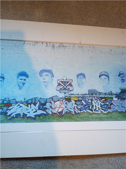 Jonathan Singer | Yankee Stadium from the Graffiti Series (2014) | MutualArt