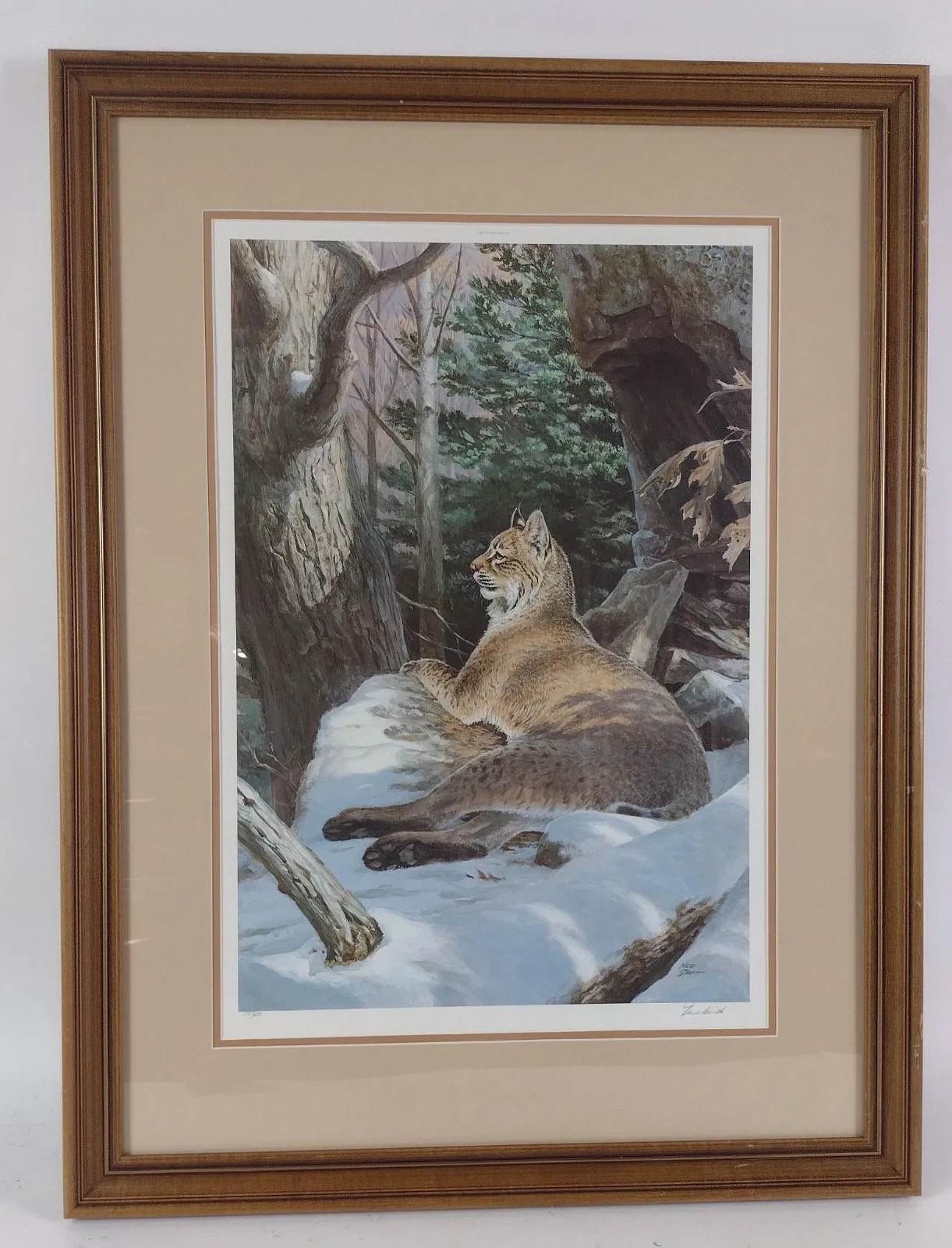 Ned Smith | Big Woods Bobcat 130/600 Ned Smith Limited Edition Signed ...