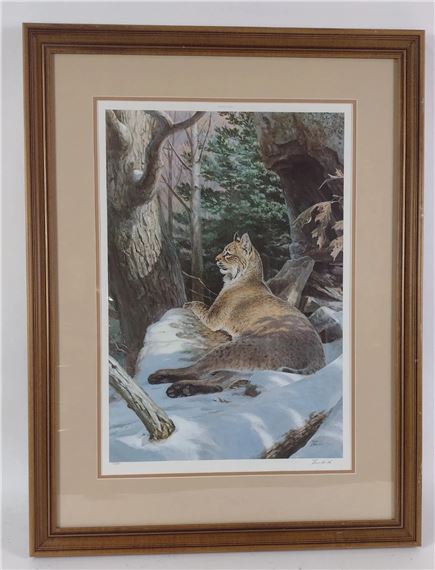 Ned Smith | Big Woods Bobcat 130/600 Ned Smith Limited Edition Signed ...