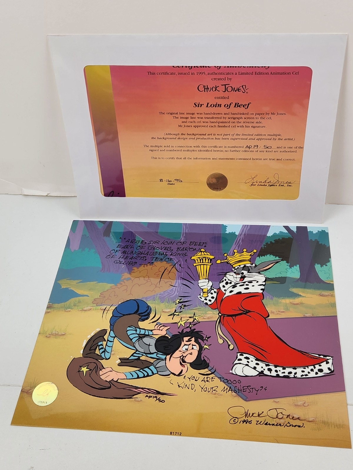 Chuck Jones | Sir Loin of Beef (1995) | MutualArt