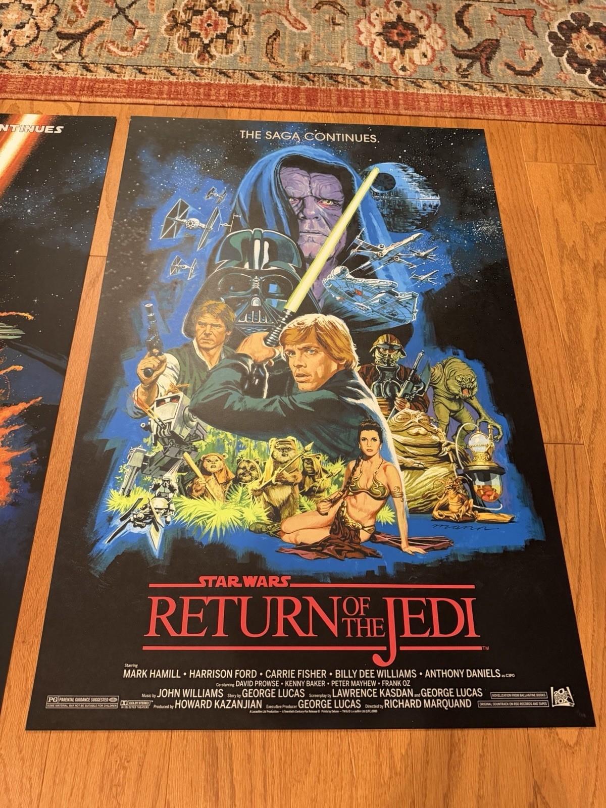 Paul Mann | Star Wars Original Trilogy Screen Printed Posters | MutualArt