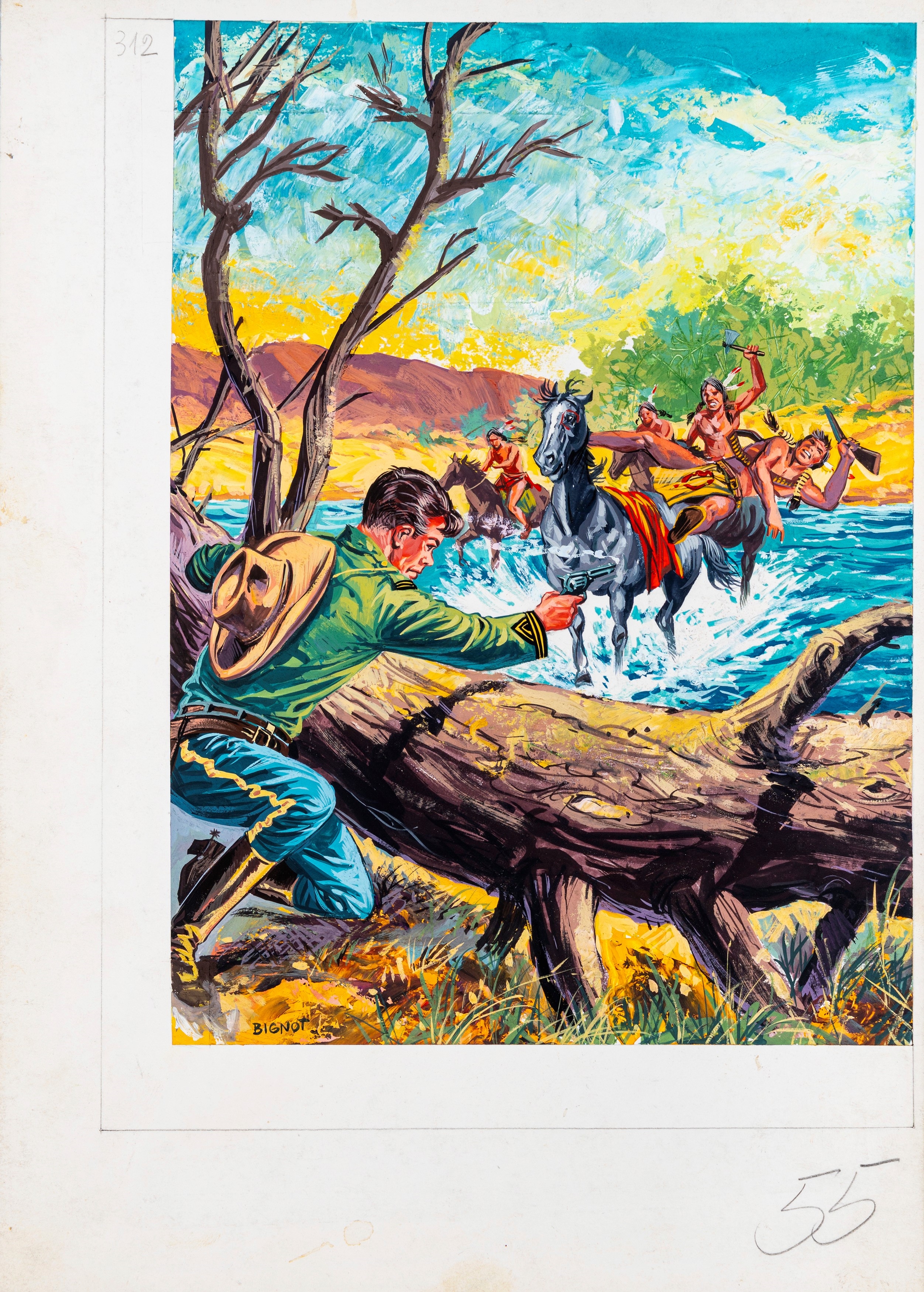 Franco Bignotti | Capitan Miki - Sul sentiero di guerra (1968) | MutualArt