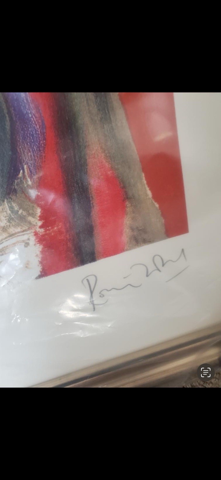 Ronnie Wood | Mick with Harmonica II (Ruby) (2004) | MutualArt