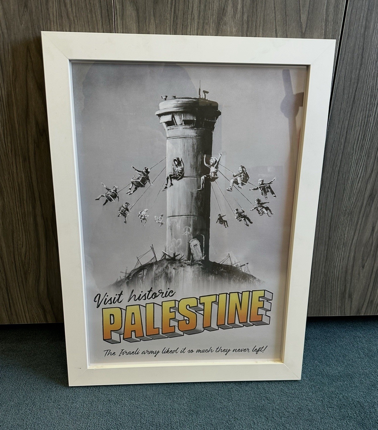 Banksy | The Walled off Hotel - Visit Historic Palestine Poster ...