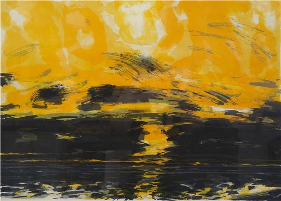 John Houston | Sunset over Sea (1980) | MutualArt