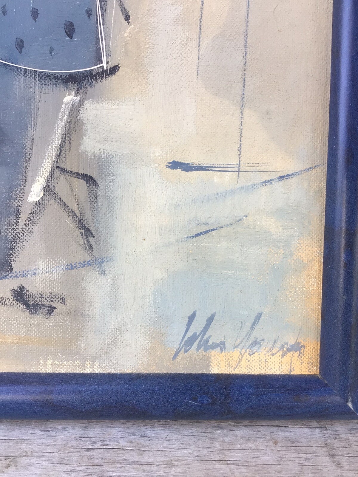 John Chin Young | Pair Original John Chin Young Oil Painting Boy ...