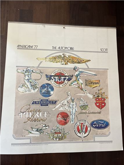 Ken Dallison | The 1977 Scott Calendar Ken Dallison Art Work Lithograph ...