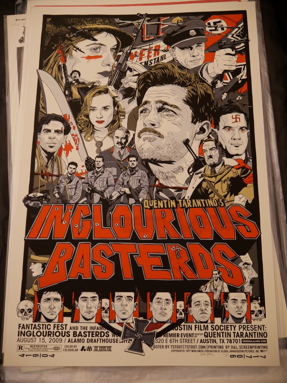 Tyler Stout | Inglorious Basterds by Tyler Stout 24 x 36 2009 Poster ...