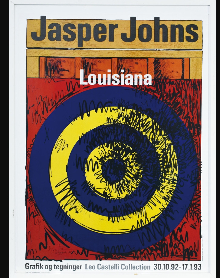 Jasper Johns | Louisiana offset lithograph poster, signed, 1997 (1997 ...