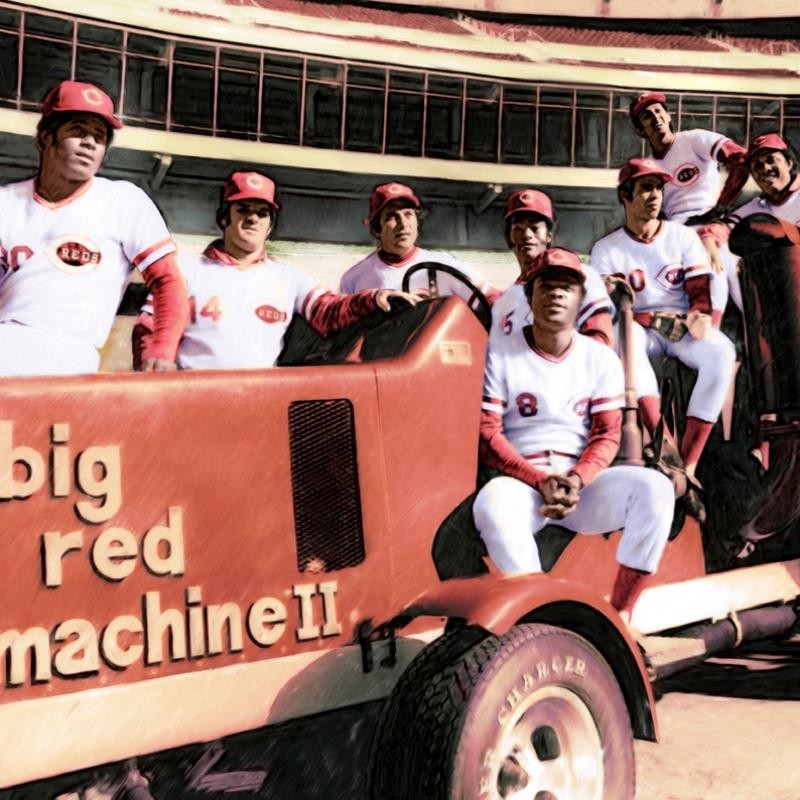 Pete Rose | Big Red Machine Tractor Lithograph Hand Signed Big Red ...